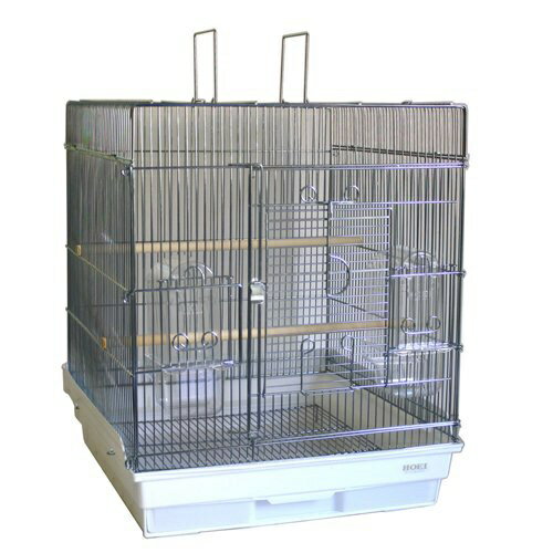 小鳥から中型インコに！■商品説明●465インコよりもさらに扉が大きく開き、鳥が出入りしやすい手のりケージです。●セキセイインコなどの小型インコからオカメインコなどの中型インコにもお使いいただけるゆったり広々サイズです。●プラスチック底は、強...