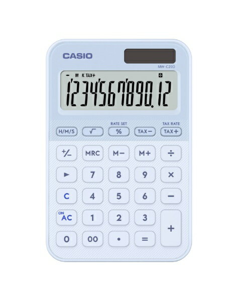 ◆電卓に、選ぶ楽しさと自分らしさを。 計算するための道具から、個性を映す文房具のようなパーソナルなアイテムへ。 鮮やかなカラーが、毎日の計算をわくわくするひとときに。 卓上でも手持ちでも活躍するミニジャストタイプ。