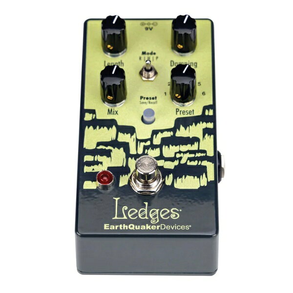 LedgesTri-Dimensional Reverberation MachineLedges（レッジズ）は3モード搭載の今までに無い空間を生むリバーブで6つのプリセットの保存が可能。エクスプレッションペダルで外部から各パラメーターの操...