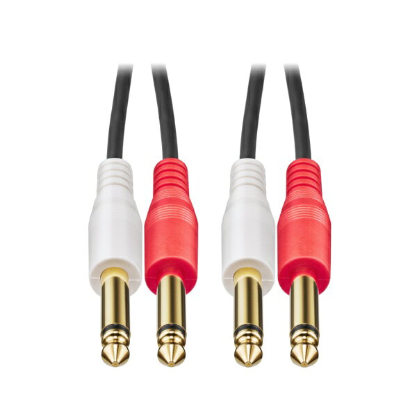 音質と使いやすさを両立したオーディオケーブル ■φ6.3mmモノラル標準プラグ×2‐φ6.3mmモノラル標準プラグ×2■音質重視のOFC（高純度無酸素銅）を採用■接触抵抗が少なく、経年劣化に強い金メッキプラグ■柔らかく取り回しやすい PVC...