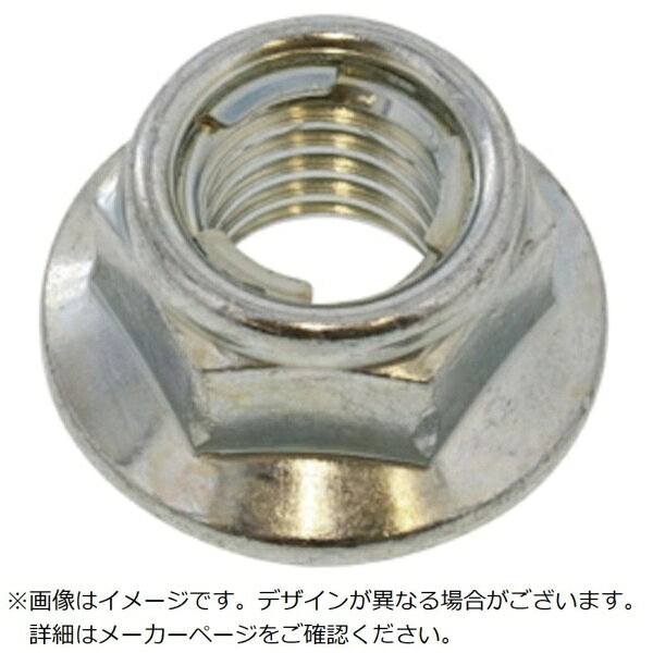 ■SUNCO ステン E-LOCKナット フランジ小形 B=12 M8（10本入）【仕様】・呼び径： M8【材質／仕上】・ステンレス（303、304、XM7等）・表面処理： 生地（または標準）【注意】・簡易包装（袋又は箱）となります。・メー...