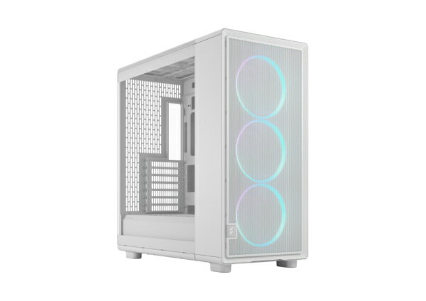 洗練されたクリーンなデザイン。3基のアドレサブルRGBファンを搭載し、高いエアフローを実現するフルタワー型PCケース■エアフローを重視したフロントメッシュデザイン■オープンレイアウトデザインを採用■背面コネクタ設計のマザーボードに対応■強化...