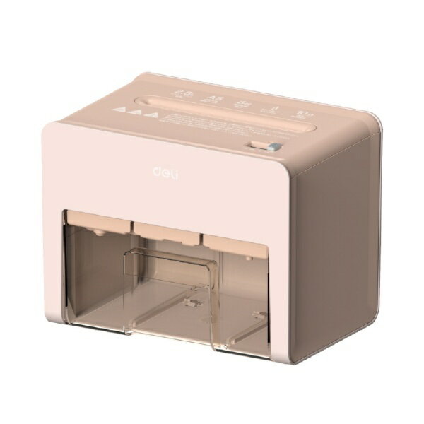 ・ゴミの量がわかる透明ダストボックス容量2.5リットル引き出し型・A5用紙を最大8枚同時細断可能・クロスカット4×35mm・連続動作時間10分・カード類やホッチキス付の書類も細断OK・A5サイズ卓上型はピンク・グリーン・ブルー3色のカラーバ...