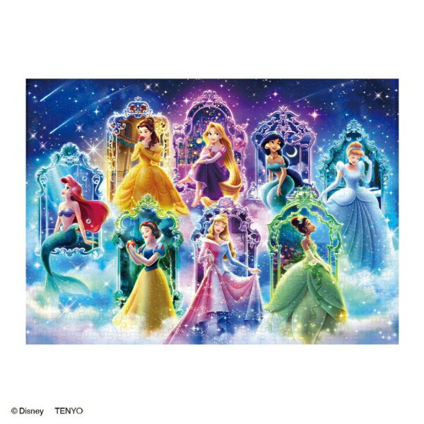 8人のディズニープリンセスの夢見る想いが描かれた素敵な絵柄です！【仕様】・ピース数： 500ピース・完成時サイズ： 35×49cm・対応パネルNo．： 500P専用パネル（C）Disney