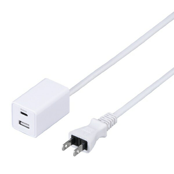 ●コード付きで手元までUSBを持ってこられるので、デスク周りや枕元でのスマートフォン作業などに最適です。 ●本体にスイッチがついているので、手元でON/FFができます。 ●Type-CポートはPD（パワーデリバリー）20W対応なので、タブレ...