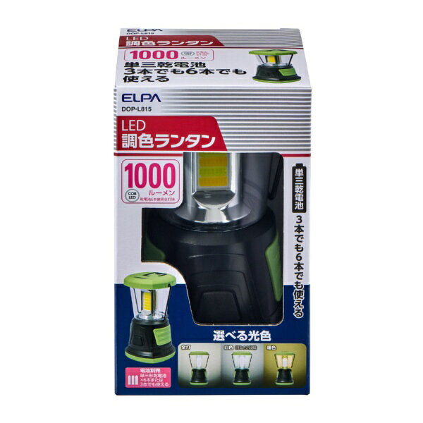 ■使用電池：単三形アルカリ乾電池X6本または3本(別売) ■連続点灯時間(約)： 　　乾電池X6本使用時 　　　全灯 7時間 白色HI 13時間 白色LOW 50時間 暖色65時間 　　乾電池X3本使用時 　　　全灯 4時間30分 白色HI...
