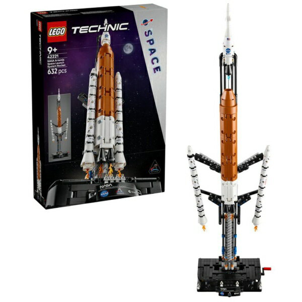 「NASA Artemis スペース・ローンチ・システム ロケット（42221）」は、3段階のロケット発射について学べ、未知の発見を楽しめるSTEM学習系知育玩具です。クランクを回すと固体燃料ロケットブースターが本体から切り離され、さらにク...