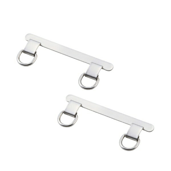 スマートフォンとケースの間に挟むだけでストラップホールを追加できる、2口タイプのストラップホールシートです。 お使いのスマホケースにストラップホールがなくても、ケースのスピーカー穴に通すだけで使用できます。 簡単に取り外しができるので、ケー...