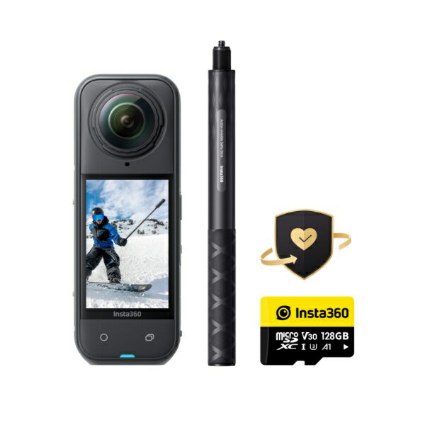 ■8K30fps 360度全景動画 × デュアル 1/1.28インチセンサーより大きな1/1.28インチセンサーが多くの光を捉え、明るく鮮やかな映像と、圧巻の 8K30fps 360度全景動画を実現。■見えない自撮り棒効果360度全景撮影な...