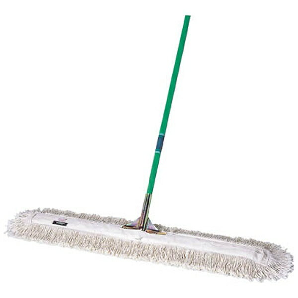 ■広いフロアのから拭き・水拭きに適した丈夫なモップです。【用途】・体育館、フロア、廊下などの広い場所の床そうじ。【仕様】・幅（mm）： 840・長さ（mm）： 1470【材質／仕上】・頭： 天然木、スチール・柄： スチール（ポリエチレン接着...