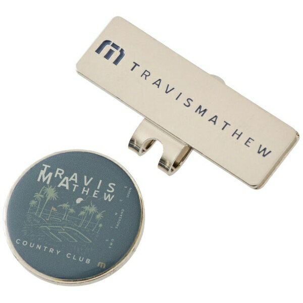 今シーズンを象徴するグラフィックをあしらったクリップマーカーTravisMathewらしい気分が上がるデザインが魅力。ビール瓶型マグネットクリップ台座付き。