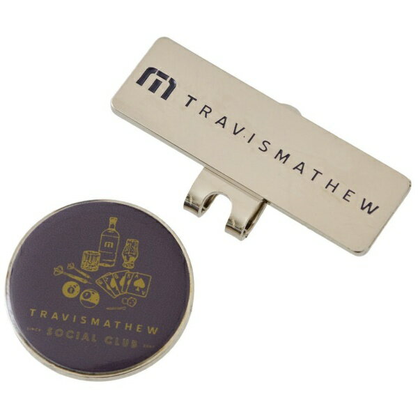 今シーズンを象徴するグラフィックをあしらったクリップマーカーTravisMathewらしい気分が上がるデザインが魅力。ビール瓶型マグネットクリップ台座付き。