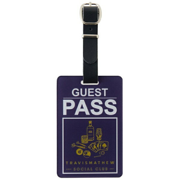 GUEST PASS（ゲストパス）をイメージしたネームタグ”クラブメンバー”の一員であるような、特別な気分を味わえます。