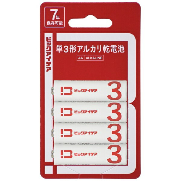 ■ 単3形乾電池 4本パック■ LR6/1.5V■ 水銀0(ゼロ)使用■ 使用推奨期限 7年（製造日より7年保存可能）