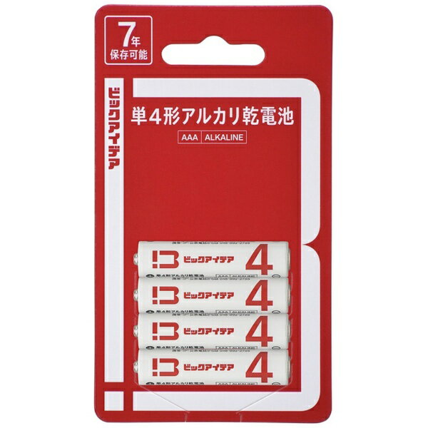 ■ 単4形乾電池 4本パック■ LR03/1.5V■ 水銀0(ゼロ)使用■ 使用推奨期限 7年（製造日より7年保存可能）