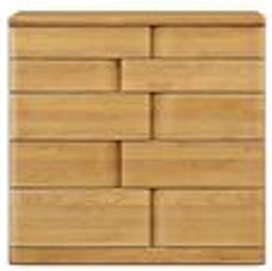 ●ハイセンスなお部屋作りに最適な、衣類収納用ミドルチェストです。●大容量の長引き出しは、全てフルスライドレール付き。奥まで簡単に引き出せて、探しているお洋服もすぐに見つけることができます。●個性的なデザインが特徴ですが、美しい木目と優しい色...