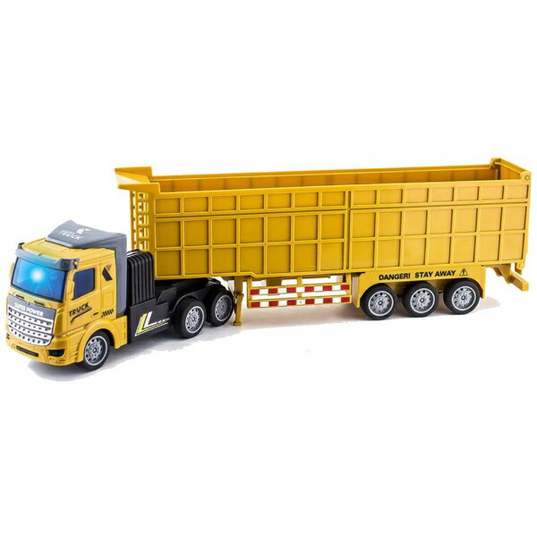 R/Cに1/48スケール“大型トレーラー”シリーズが仲間入り。操作は簡単、前進後退、右左折で小さいお子様でも楽しむことが可能です。走行中は運転席のLEDライトが点灯します。リアルに再現された大型トレーラーの走行をお楽しみください。■周波数：...