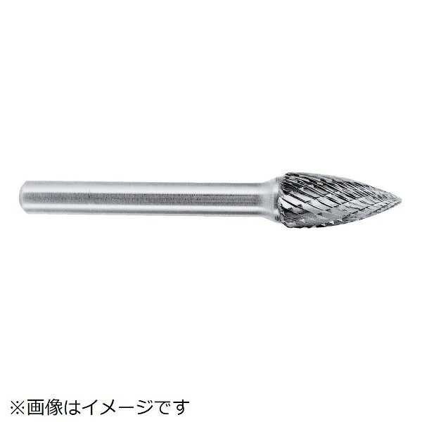 ■独自開発の刃形状により、高速回転使用時にバーが不用意に被切削物に喰いこんでしまうことがないため、滑らかに加工でき能力アップに貢献します。【仕様】・形状： ポイント型（ダブルカット）・刃径（mm）： 12.7・刃長（mm）： 25・軸径（m...
