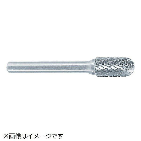 ■独自開発の刃形状により、高速回転使用時にバーが不用意に被切削物に喰いこんでしまうことがないため、滑らかに加工でき能力アップに貢献します。【仕様】・形状： 先丸円筒型（ダブルカット）・刃径（mm）： 5・刃長（mm）： 16・軸径（mm）：...