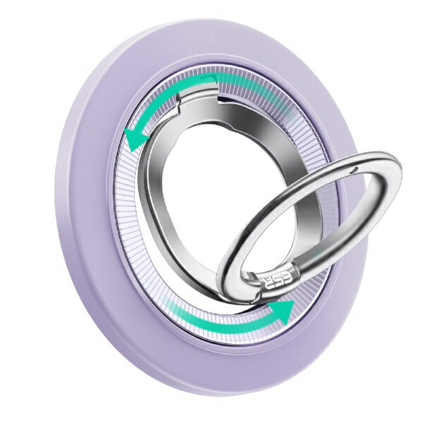 【超薄型デザイン、快適なグリップ】 このマグネット式グリップは非常に薄く、最薄部でわずか3.6mm、最厚部でも5.2mmと、ほとんどの競合製品よりも40%薄くなっています。 シリコンダンピングを備えた慎重に設計された360°回転構造により、...