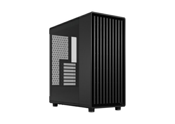 木材を使ったフルブラックデザイン。3基の液晶ポリマー製ブレードファンを搭載し、高いエアフローを実現するミドルタワー型PCケース■黒染め加工のオークを使ったフルブラックデザイン■オープンレイアウトデザインを採用■強化ガラス製サイドパネルを搭載...