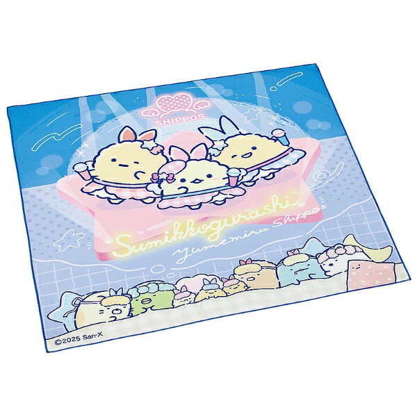 お弁当箱を包んだり、敷いたり、しわになりにくいランチクロスです。●パッケージサイズ：(約)幅120×奥行7×高さ190mm ●サイズ：(約)430×430mm ●重量：(約)23g ●材質：ポリエステル100％