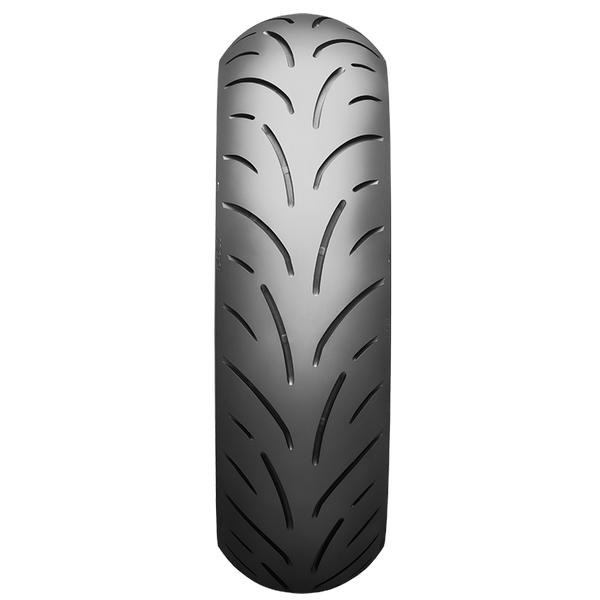 ●驚きのロングライフに、唸る。前作BATTLAX SPORT TOURING T32の性能を維持しながら、より遠くまで安心感をもってバイクに乗ってほしいという思いから摩耗ライフを大幅に向上新設計のコンパウンドがより摩耗に強く、トレッドパタン...