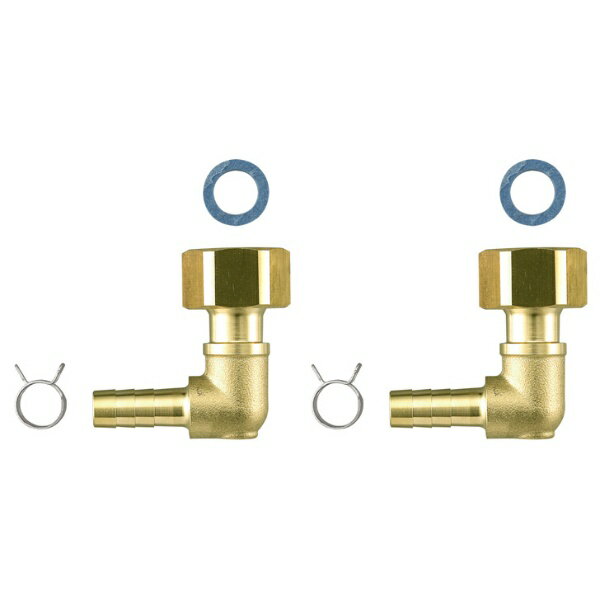 ●追焚き用架橋ポリエチレンペア管「カポリツインW」のタケノコ継手です。●平行めねじ(G)。●1セット2個入り。●ホースバンド、ノンアスベストパッキン付。●呼び径(樹脂管):10A。●呼び径:G1/2。