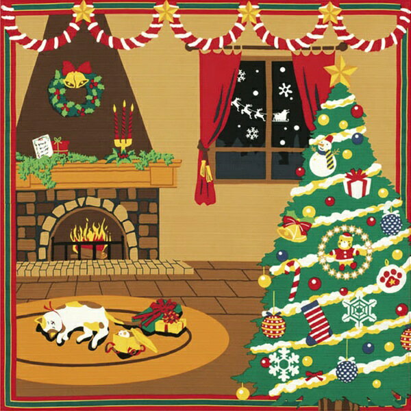 ●三毛猫のみけと過ごす日本の四季を描いた風呂敷シリーズの「みけのクリスマス」です。●お昼寝好きのみけは一体どんな夢を見ているのでしょう。●お弁当を包んだり、キッチンクロスやランチョンマット、ハンカチにもお使い頂けます。●結び方次第でお弁当を...