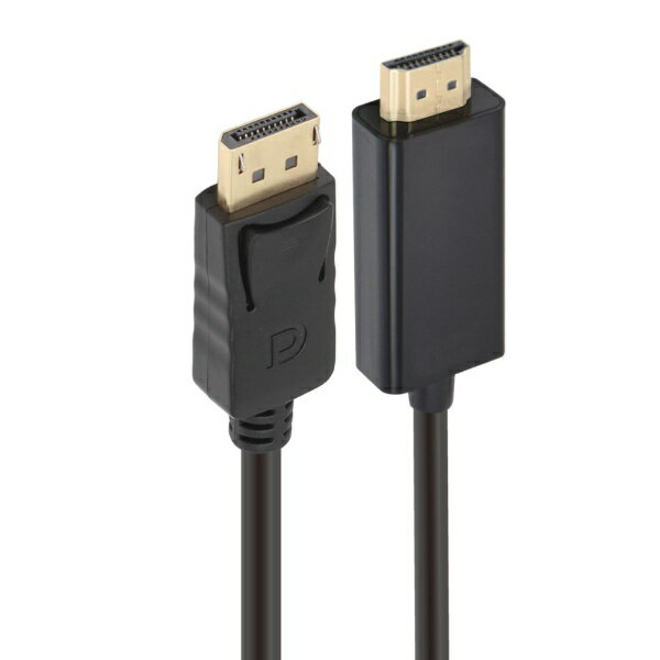 DisplayPortからHDMI接続に変換するDisplayPort-HDMI変換ケーブルです。　大画面テレビなどに接続すれば最大4Kの快適で広々した作業環境を実現。「DisplayPort-HDMI変換ケーブル」※HDMI から Dis...