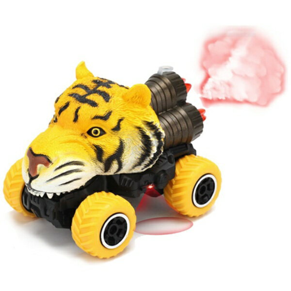 水を入れてミスとを噴射！アニマルの頭が付いた個性的なRCカーが登場です。前進後退、右左折の簡単操作に加え、ミストを出しながら走行！小さなお子様にもお楽しみいただけます！■周波数：27MHz■付属品：スポイト