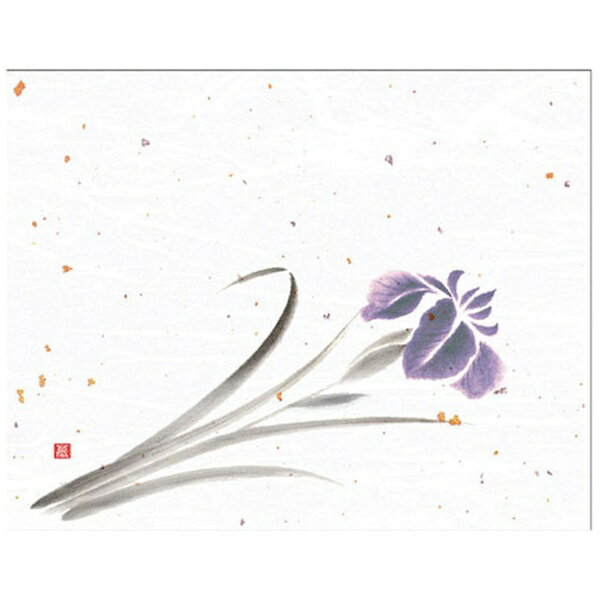 ■用美 業務用 4x5寸花風情 菖蒲（100枚入）yamaco65968