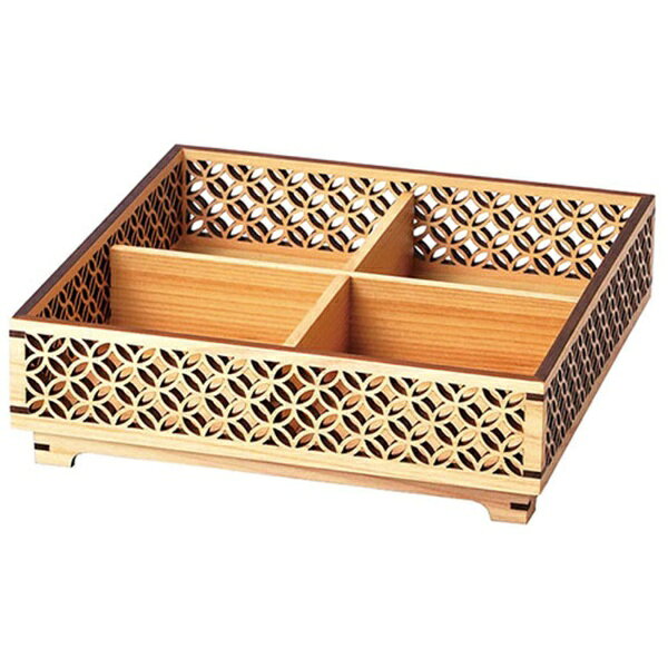 ■用美 業務用 ひのき細密盛器（足付）七宝 yamaco38175