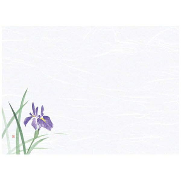 ■用美 業務用 尺3雲竜和紙懐石まっと 花彩（はなさい）菖蒲（100枚入）yamaco66431