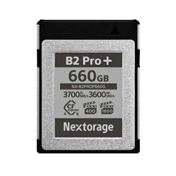 CFexpress 4.0 TypeB 660GB VPG1600/VPG400 最大読出し速度3700MB/s 最大書込み速度3600MB/s pSLC 4K/8K動画撮影VPG1600は、CompactFlash Association...