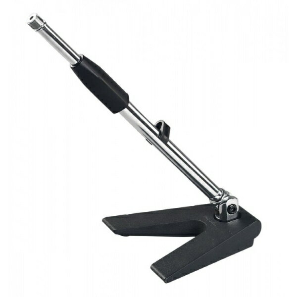 前後に支柱の角度を変えることのできる卓上マイクスタンドです。　重量級三角ベースで抜群の安定性を誇ります。 *マイクホルダーは別売です。 SUPERLUX　HM-29S　等がそのまま対応します。 マイクホルターねじピッチ 5/8(SHURE)...