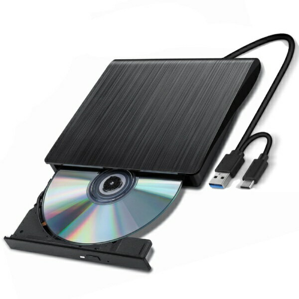 外付けDVDドライブ■USB Type-AとType-C両端子搭載本体付属のUSBケーブルにUSB Type-AとType-Cの両端子を搭載しているので、様々なPCに直接接続することが可能です。■USBケーブルを本体底面に収納本体付属のUS...