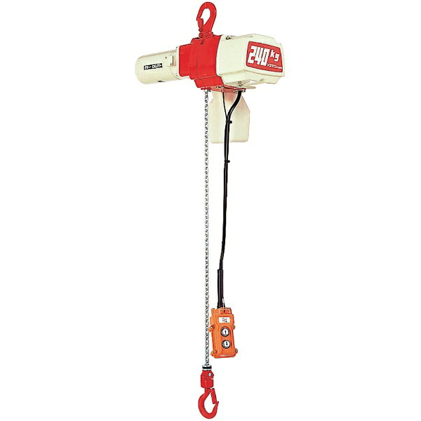 ■パワーとスピードを備えた小容量タイプです。■メカニカルブレーキ付です。■上限リミットスイッチ・過巻防止装置付です。■強力ロードチェーン使用しています（特殊防錆処理の合金鋼焼き入れチェーン）。【仕様】・定格荷重（t）： 0.06・標準揚程（...