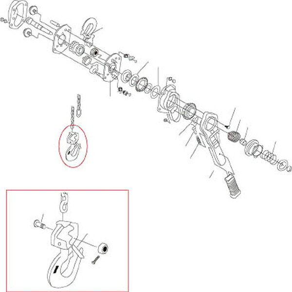【仕様】・品名： ニギリ・適合機種： L4（1 1/2t）