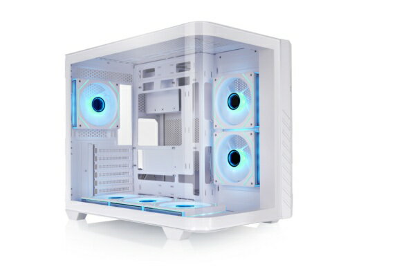 曲面強化ガラスパネルを採用したピラーレスデザイン。ARGBファンを6基備え背面コネクタ設計のマザーボードに対応したミドルタワー型PCケース■曲面強化ガラスパネルを採用したピラーレスデザイン■ケーブルマネジメントを向上するデュアルチャンバー構...