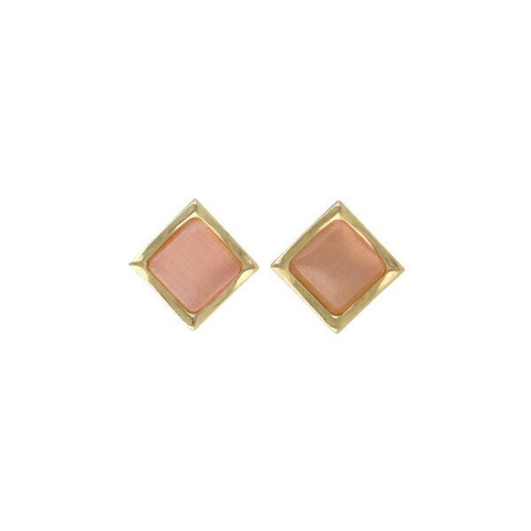 ピアス■素材合成キャッツアイ/合金■サイズ12mm