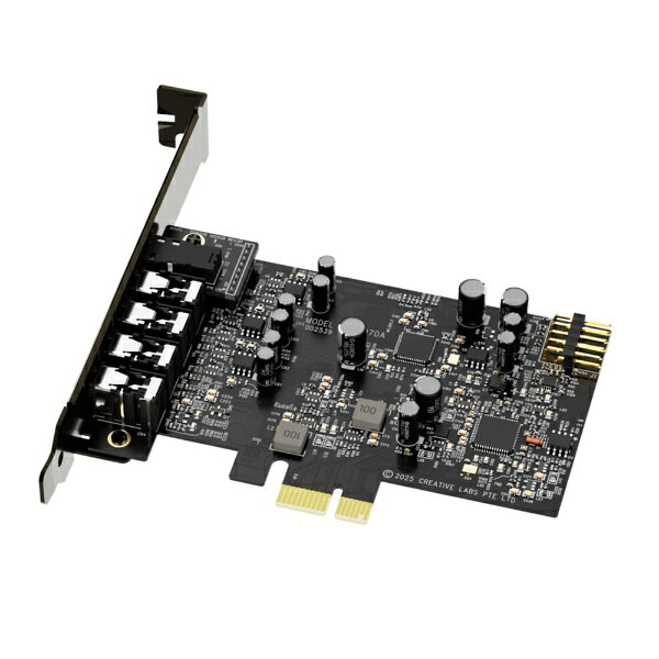 Audigy シリーズの新モデル最大32bit/384kHzのステレオハイレゾ再生と7.1 サラウンド再生に対応したPCI-e 内蔵サウンドカード■ハイレゾ再生＆7.1 サラウンドヘッドセット/フロントライン出力は、最大32bit/384k...