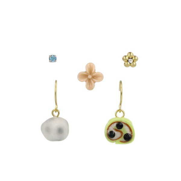 セットピアス■素材真鍮/アクリル/粘土