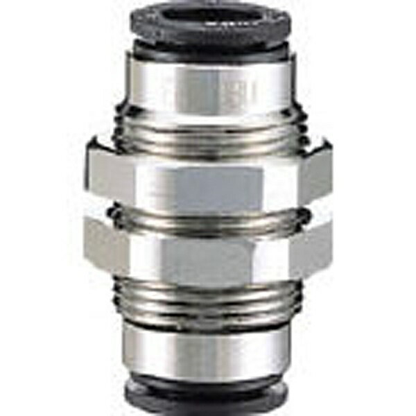 【仕様】・接続口径： M14×1・適合チューブ外径D（mm）： 6×6・六角対辺（mm）： 17・使用圧力： 1MPa（空気）、0.3MPa（水）・使用流体： 空気、水・流体温度： -5〜60℃（空気）、5〜40℃（水）