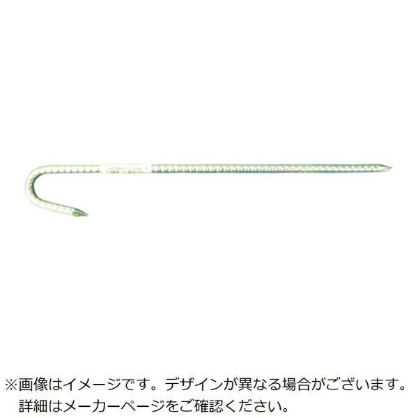 ■異形タイプ（J型頭）で引き抜き強度をアップしました。■工事現場や駐車場、ガーデニングなど様々な場面で使用できます。【用途】・ロープ、ワイヤーなどの固定に。・侵入防止ロープの設置に。【仕様】・径（mm）： 6・折返し長（mm）： 40〜50...