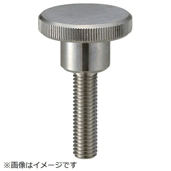 ■段付タイプのローレットノブです。■ローレット加工によりすべりにくくスピーディに締め付けが出来ます。【仕様】・外径（mm）： 24・ノブ高さ（mm）： 15.0・ねじ寸法： M6×1.00・ねじ長さ（mm）： 30・耐熱温度（℃）： 10℃...
