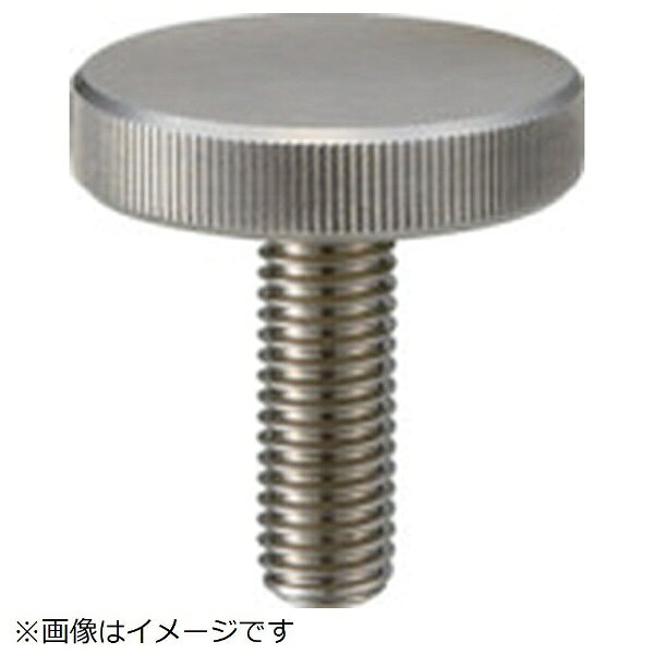 ■フラットタイプのローレットノブです。■ローレット加工によりすべりにくくスピーディに締め付けが出来ます。【仕様】・外径（mm）： 20・ノブ高さ（mm）： 4.0・ねじ寸法： M5×0.80・ねじ長さ（mm）： 10・耐熱温度（℃）： 10...