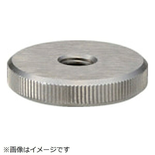 ■フラットタイプのローレットノブです。■ローレット加工によりすべりにくくスピーディに締め付けが出来ます。【仕様】・外径（mm）： 24・ノブ高さ（mm）： 6・ねじ寸法： M6×1.00・ねじ深さ（mm）： 6・耐熱温度（℃）： 10℃・貫...