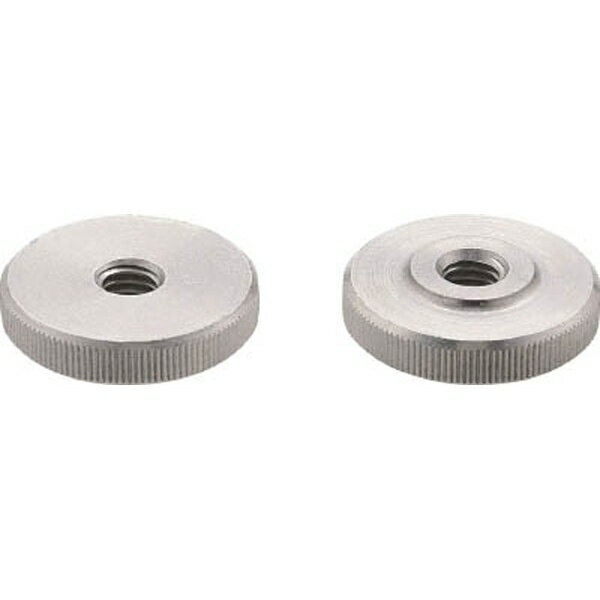 ■外周ローレットにより指先での素早い操作が可能です。【仕様】・外径（mm）： 30・ノブ高さ（mm）： 18.0・ねじ寸法： M8×1.25・ねじ深さ（mm）： 18.0・貫通タップ穴タイプ