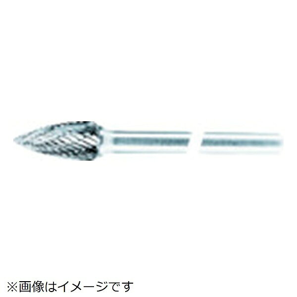 ■独自開発の刃形状により、高速回転使用時にバーが不用意に被切削物に喰いこんでしまうことがないため、滑らかに加工でき能力アップに貢献します。■ミドルシャンク： シャンク長80mm【仕様】・形状： ポイント型（ダブルカット）・刃径（mm）： 1...